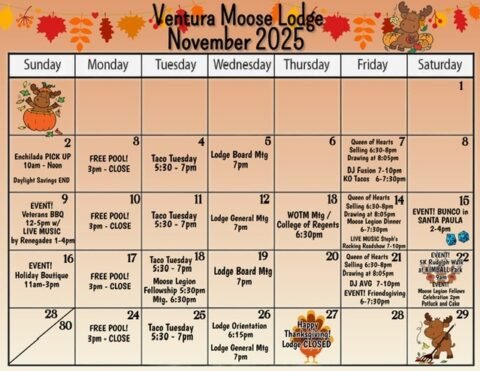 Home Moose - Ventura Moose Lodge 1394